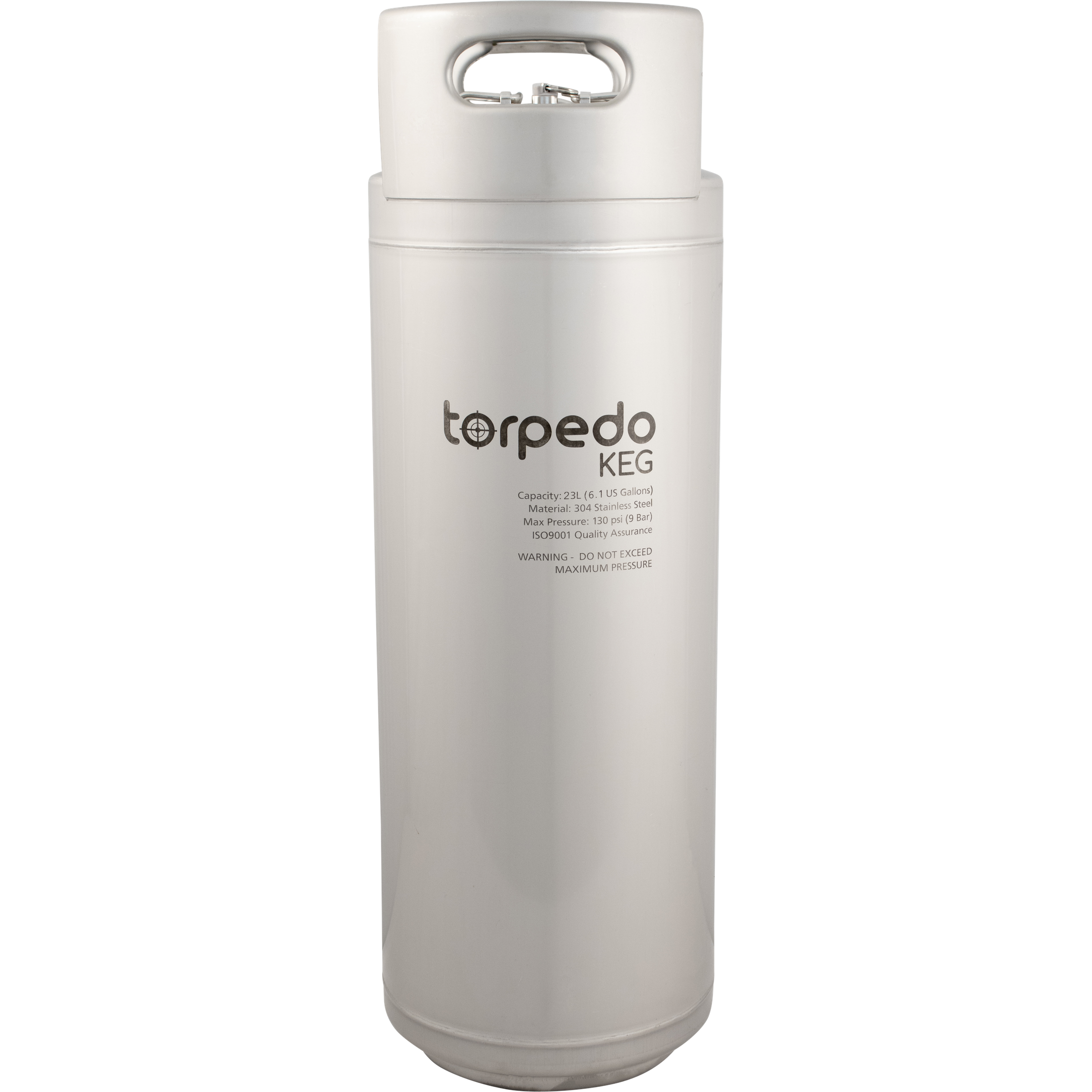 Torpedo Keg | Ball Lock Keg | Stainless Steel Corny Keg | 6 gal ...