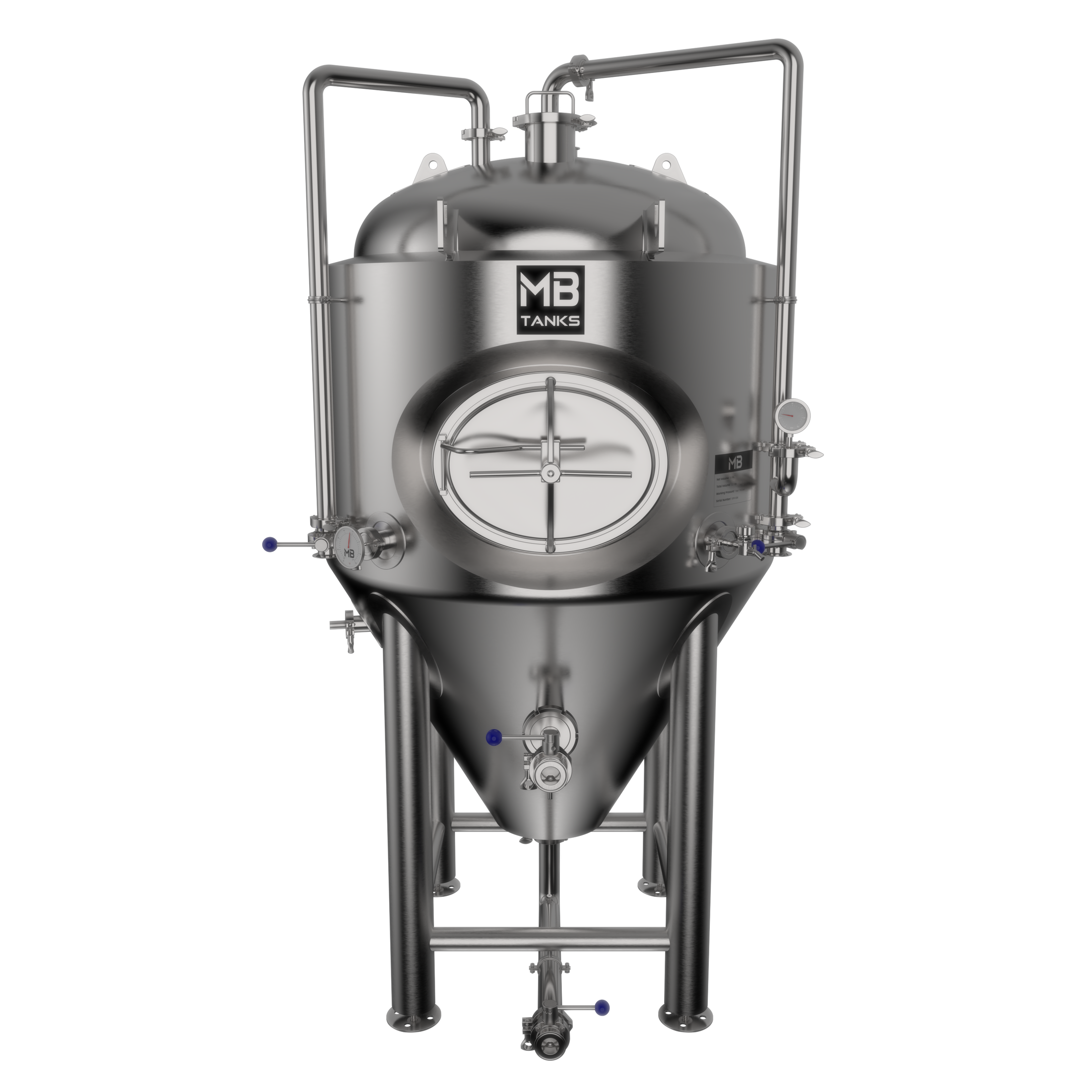 MB® 5 bbl Conical Unitank Fermenter | T.C. Sanitary Ports | All Fittin ...