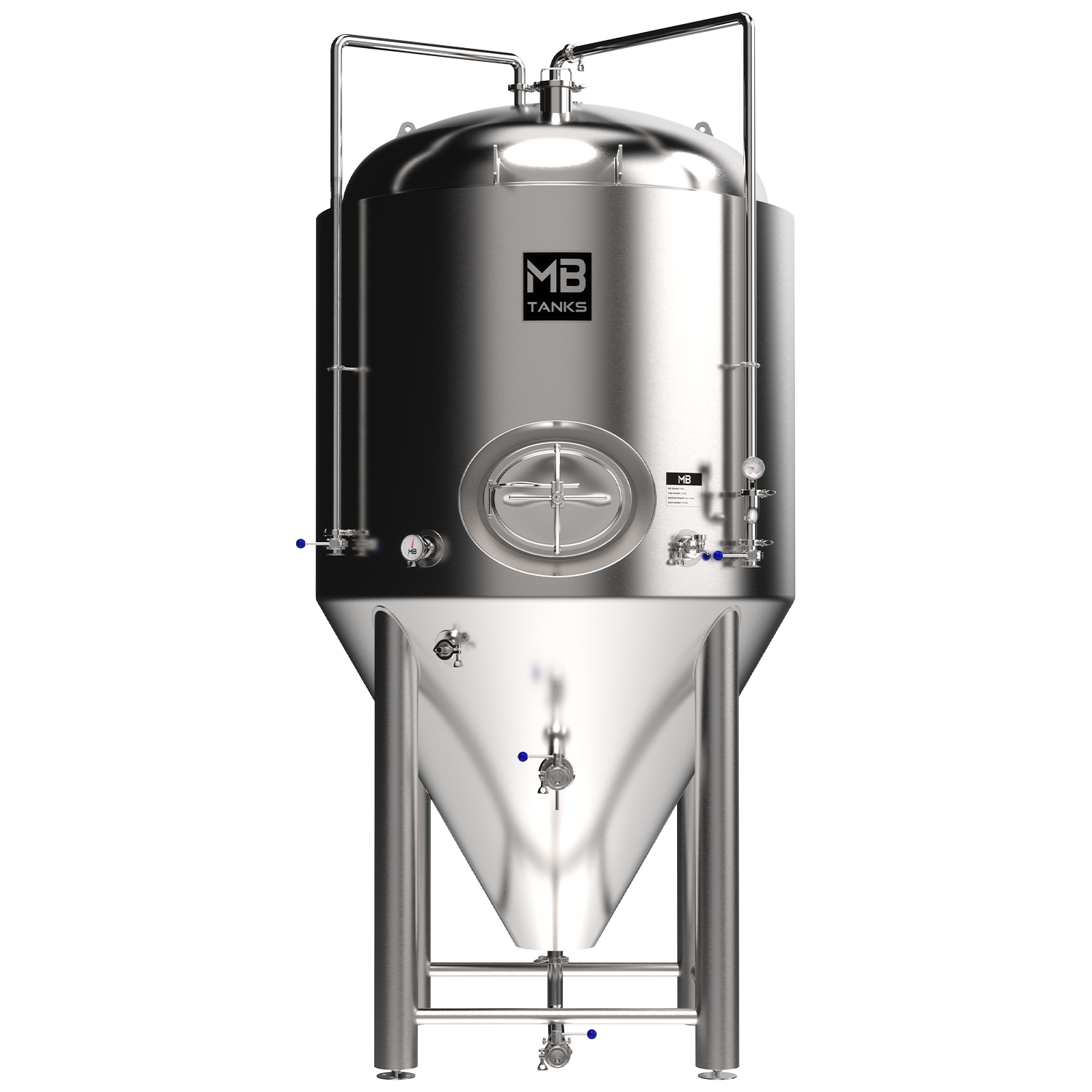 MB® 40 bbl Conical Unitank Fermenter | T.C. Sanitary Ports | All Fitti ...